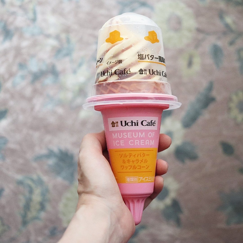 【中評価】ローソン Uchi Cafe’ ウチカフェ MOIC ソルティバター＆キャラメルワッフルコーンの感想・クチコミ・カロリー・値段・価格情報【もぐナビ】