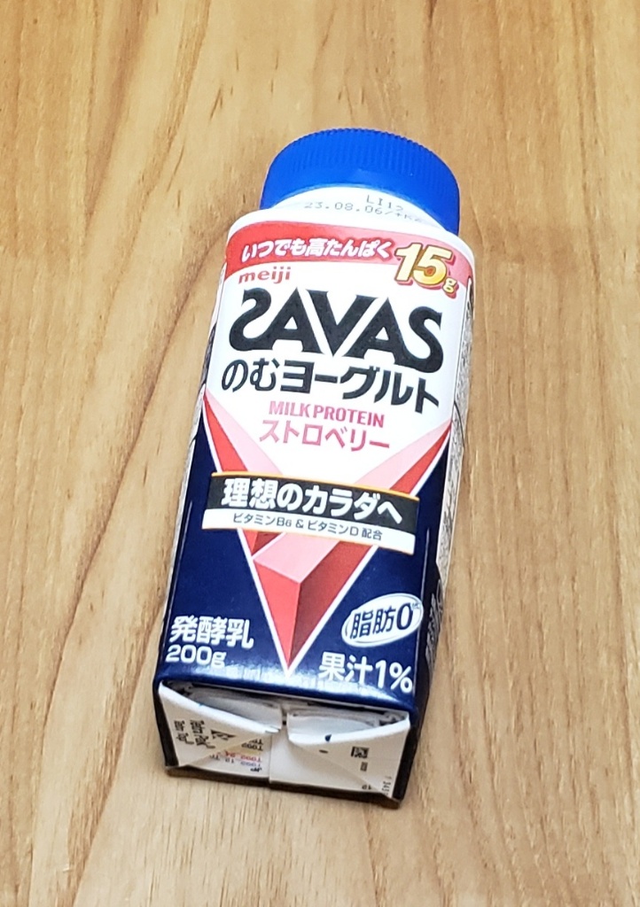 明治 ザバス MILK PROTEIN のむヨーグルト脂肪0 ストロベリーの感想・クチコミ・値段・価格情報【もぐナビ】