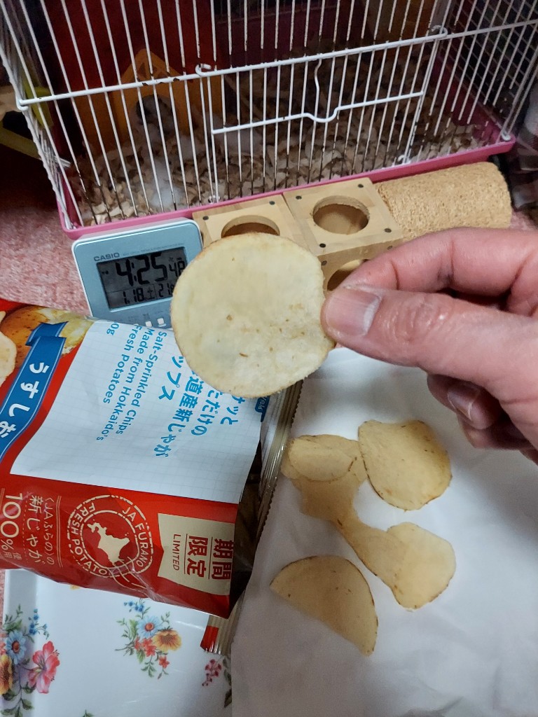 【中評価】ウェルシア からだwelcia 塩をサッと振っただけの北海道産新じゃがチップスの感想・クチコミ・商品情報【もぐナビ】