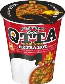 「QTTA食った(๑´ㅂ`๑) - マルちゃん QTTA EXTRA HOTラーメン」のクチコミ・評価 - nag～ただいま留守にしております～さん