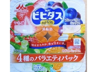 【中評価】森永 ビヒダス BB536低脂肪 4種のバラエティパック カップ75g×4(製造終了)のクチコミ・評価・カロリー・値段・価格情報【もぐナビ】