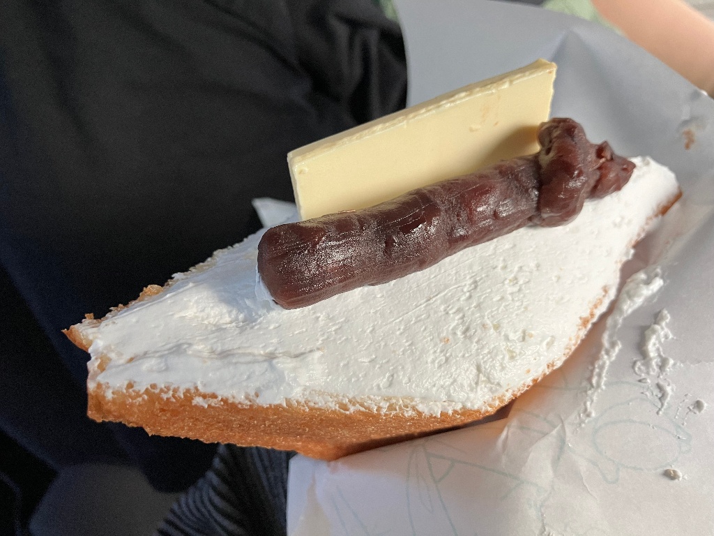 【中評価】「あんバター 750円 fried san... - fried sandwich Age.3 GINZA あんバター」のクチコミ・評価 - こつめかわうそさん