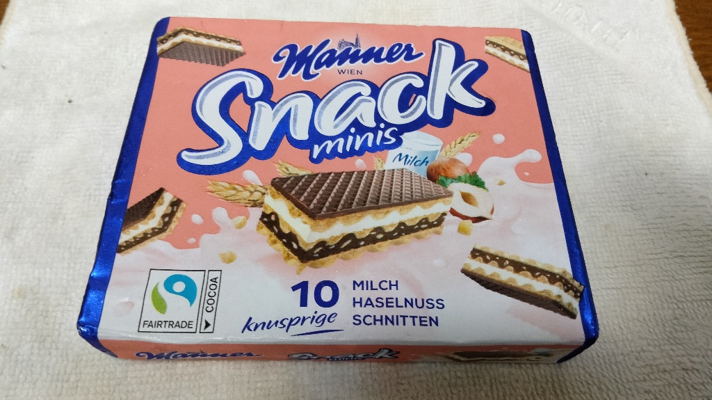 【中評価】JOSEF MANNER ＆ COMP． Manner wafers MILCH HASELNUSSS CHNITTENの感想 ...