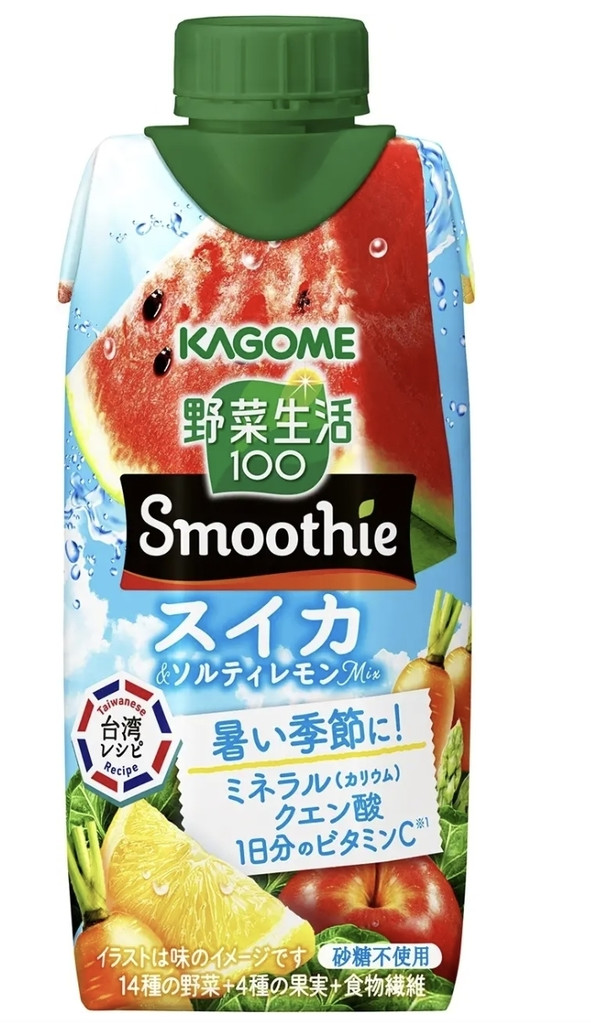 【中評価】「とろとろしてる。 スイカはいるような、... - カゴメ 野菜生活100 Smoothieスイカ＆ソルティレモンMix」のクチコミ・評価 - Anchu.さん